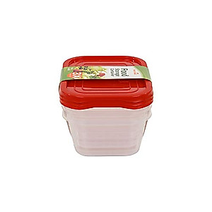 Mintra Home Storage Containers 1.3L (Red)