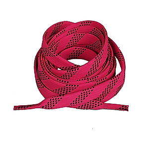 Elite Hockey Prolace Waxed Hockey Skate Laces - Set of 2 Pairs (Pink, 108")