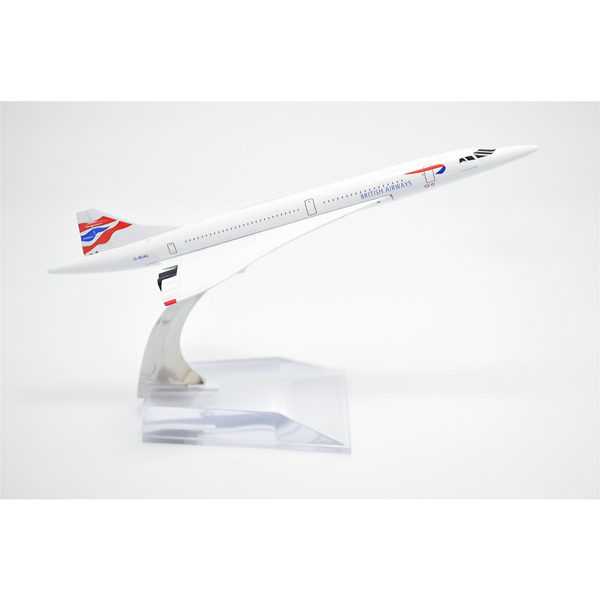 TANG DYNASTY(TM) 1:400 16cm Concorde British Airways Metal Airplane Model Plane Toy Plane Model