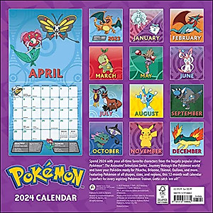 Pokémon 2024 Wall Calendar