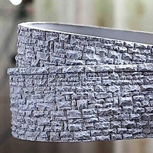 Yamix 1:87 HO Scale Model Train Railroad Slope Protection Railway Wall Accessories