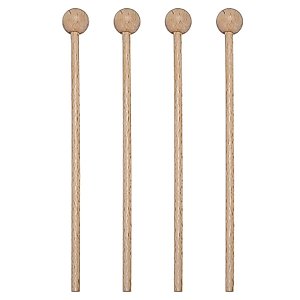 Wood Mallets Percussion Sticks for Glockenspiel,Xylophone,Chime,Bell,Woodblock,8 Inch