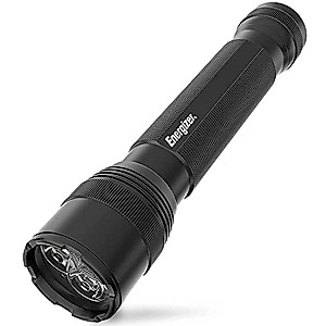 Energizer TAC 1000 LED Tactical Flashlight, Heavy Duty Bright Flashlight for Emergencies and Camping Gear, Water Resistant Flashlight, Batteries Included, Pack of 1, Black
