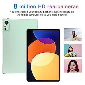 Yoidesu Tablet for Android, 10 Inch FHD IPS Screen, 8G RAM 128G ROM, MTK6750 Octa Core, Dual Speakers, 4G Calls 5G WiFi Dual SIM Dual Standby Calling Tablet, Expandable Memory, USB C Port
