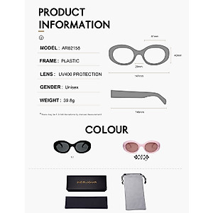 Allarallvr Oval Trendy Retro Vintage Sunglasses For Women Men Fashion Sun Glasses Gafas De Sol Para Mujer AR82158