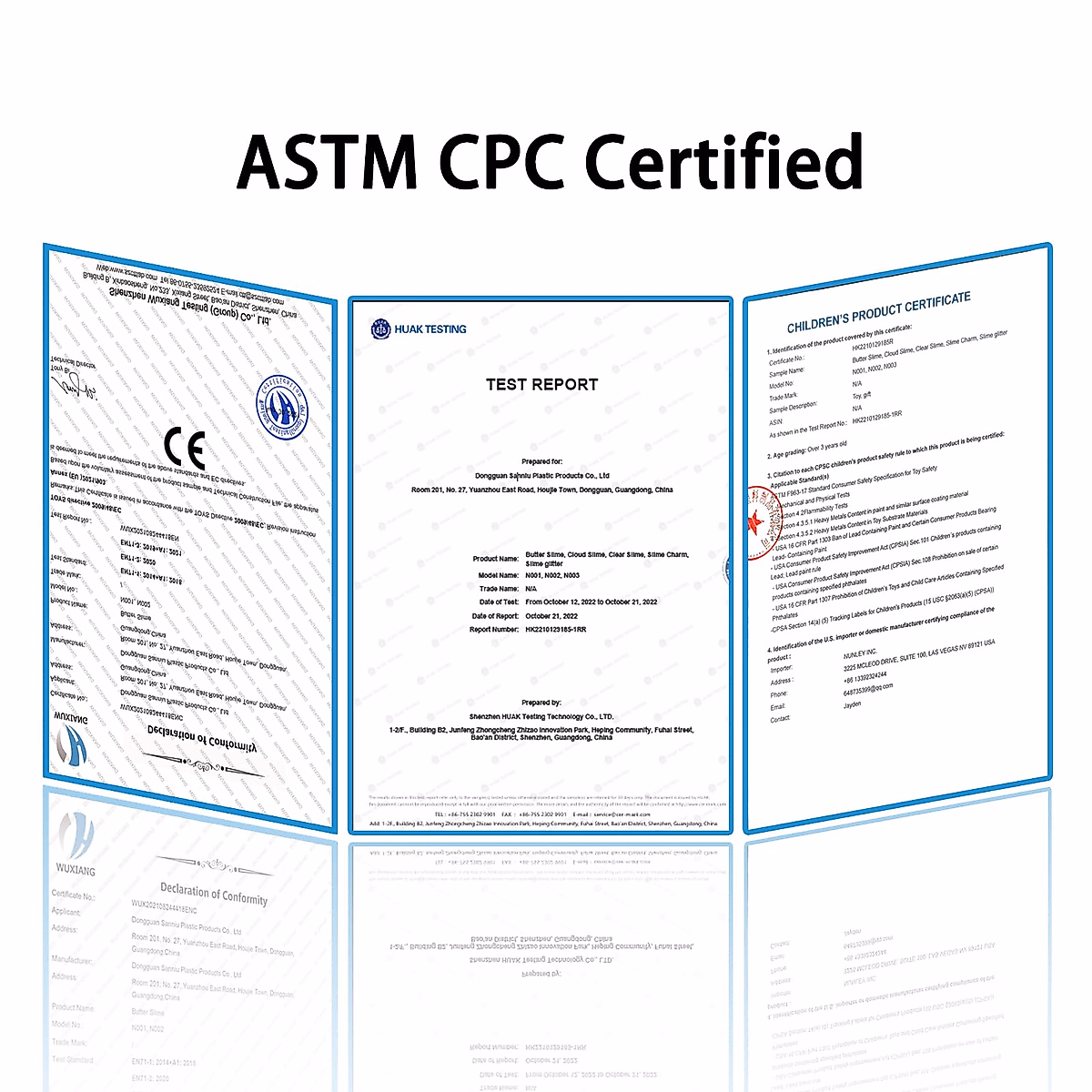 5 Pack Jelly Cube Slime Kit, Super Soft and Non-Sticky Crystal Slime for Kids, Stress Relief Toy, Great Party Favors for Girl Boys, Goodie Bag Fillings, Fidget Toy for Ages 3+