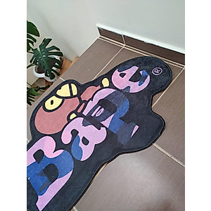 New Decor Rug,Purple Colourful Writing, 35in W* 23in L (60 * 90cm) 2X3ft,Decor Modern Rug, Hypebeast Rug, Kids Room Rug,Decor Modern Rug, Hypebeast Rug, Kids Room Rug,Floor mat