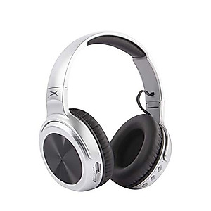Altec Lansing MZX701- Gry Rumble Bass Boosted Over Ear Bluetooth Headphones with Omnidirectional Vibration, 10 Hour Battery Life and Voice Assistant Integration, Dynamic Bass, Grey