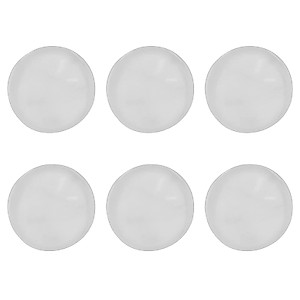 Cionyce 6 Pack Self-Adhesive Door Stopper Clear Wall Bumper Round Door Knob Protector 40mm Stick Bumper