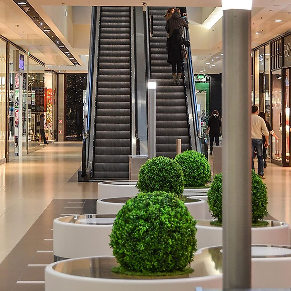 Artificial Plant Topiary Ball Faux Boxwood Decorative Balls Indoor Outdoor Greenery Hanging Plant Ball for Backyard, Balcony, Garden, Wedding Party Home Decor 36CM