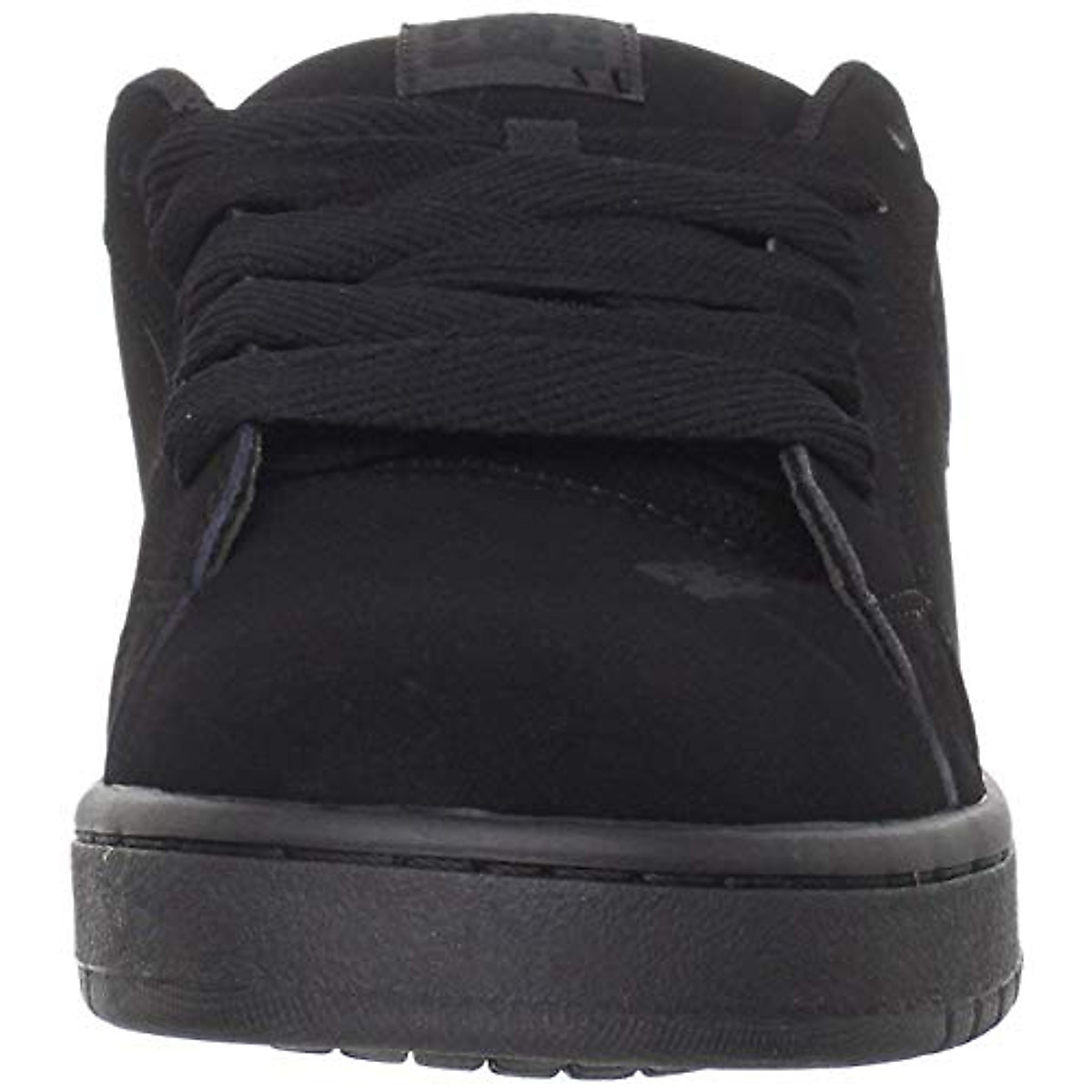 DC mens Court Graffik Casual Skate Shoe, Black/Black/Black, 9.5 US