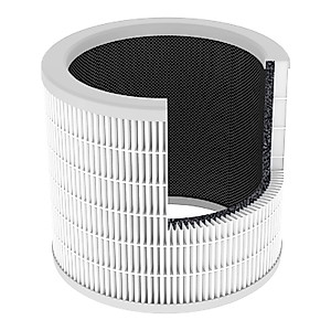 QUEENTY True HEPA Filter - Replacement Air Purifier Filter for QUEENTY F008&F007 Air Purifier (Filter)