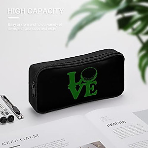 Love Golf Pencil Case Pencil Pouch Coin Pouch Cosmetic Bag Office Stationery Organizer