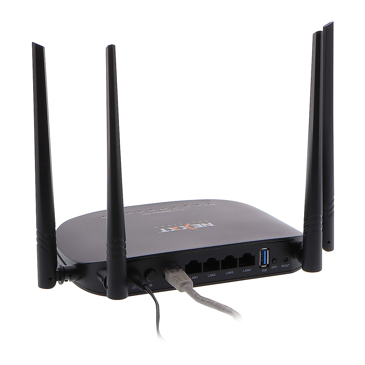 Nexxt Solutions Wireless High Speed AC2600 Router/Repeater/WISP [NyxAC2600] 2600Mbps-Gigabit LAN- Fast Ethernet with Signal Amplifying Antenna