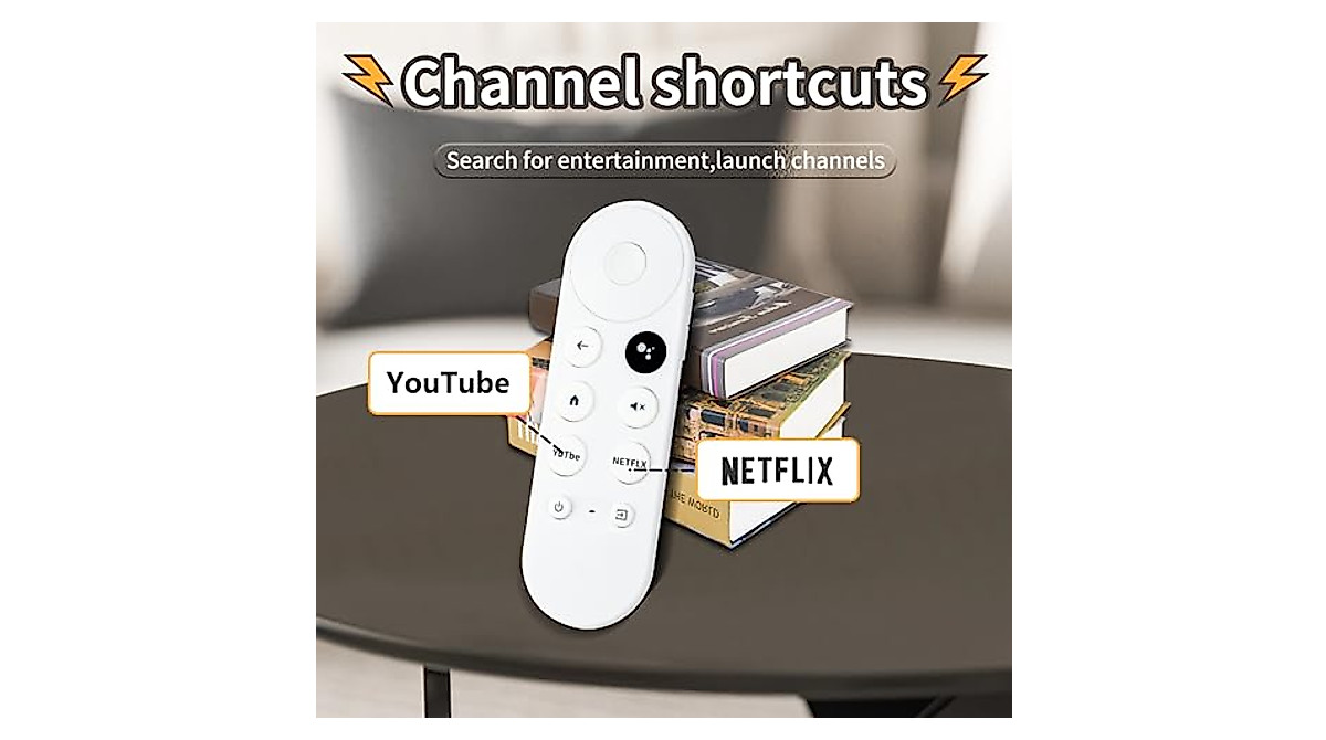 Replacement Voice Remote Control for Google Chromecast 4K Snow Snow ...