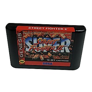STREET FIGHTER 2-Game Cartridge - Electronic Games 16 BIT MD game Card For PAL And NTSC Version