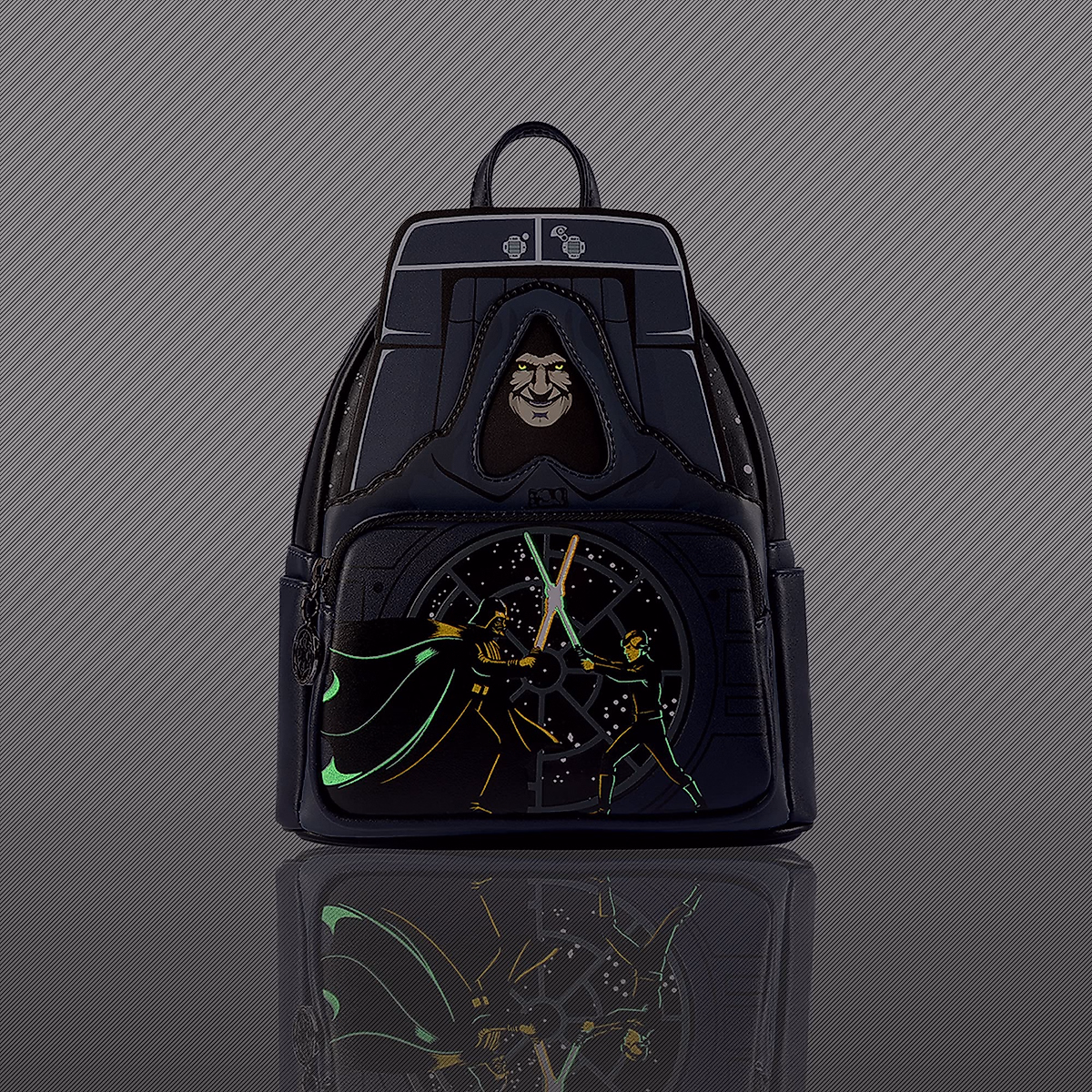 Loungefly Star Wars: Darth Sidious Villains Scene Backpack-Multicolor, One Size