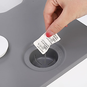 Goaste Laundry Pod Container with Slide Lid, 15 Inch Laundry Powder Holder with Measuring Cup, Large Capacity Laundry Detergent Storage Box for Organization (Fits 2 Bottles of Detergent, 120-150 Pods)