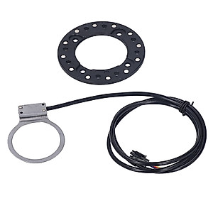 Electric Bike Speed Sensor, Energy Saving Sensitive Bike Power Pedal Assist Sensor Compact Dustproof Easy Installation for Replacement