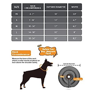 MIDOG Dog Cone Collar for Large Medium Dogs, Soft Inflatable Dog Cone Alternative After Surgery, Adjustable Protective Recovery Cone - Alternative E Collar Does Not Block Vision (Gray, L, Patented)