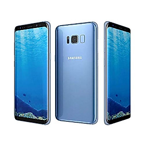 Samsung Galaxy S8 Unlocked Phone - 5.8Inch Screen - 64GB - Coral Blue