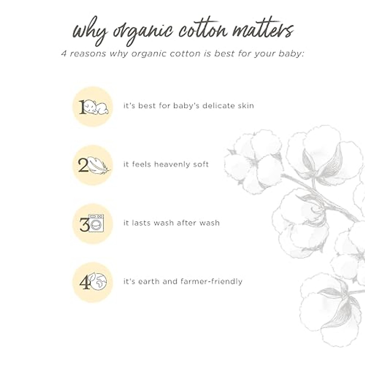 Burts Bees Baby Infant Reversible Blankets 100% Organic Cotton GOTS Certified - A-Bee-C Prints with Quilting Pattern Soft Nursery Blanket with 100% Polyester Fill for Size 30 x 40 Inch