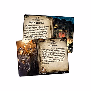 Arkham Horror The Card Game Murder at the Excelsior Hotel SCENARIO PACK | Horror Game | Cooperative Mystery Card Game | Ages 14+ | 1-4 Players | Avg. Playtime 1-2 Hours | Made by Fantasy Flight Games