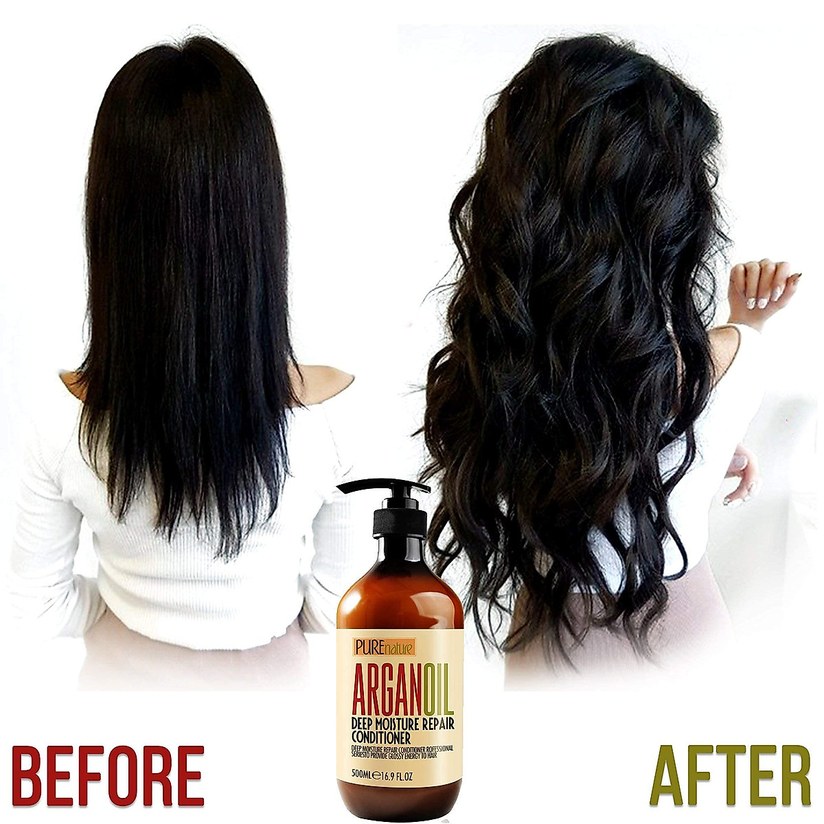 PURE NATURE Moroccan Argan Oil Conditioner and Hair Mask