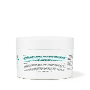 Urban Skin Rx Clear and Even Tone Body Cleansing Bar | Smoothing + Clarifying Cleanser + Improves Appearance of Uneven Skin Tone + Blemishes, Use on Back, Shoulders, & Chest | 5 Oz