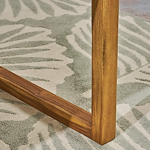 Christopher Knight Home Ann Outdoor 69" Acacia Wood Dining Table, Sandblast Natural Finish