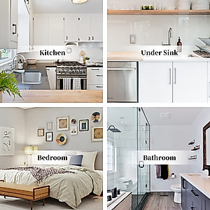 Under Sink Storage,Under Bathroom Sink Organizer and Storage, No Drilling Rustproof Stainless Steel Pull Out Shelf for Kitchen Bathroom (Black)