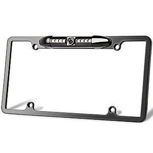 Backup Camera Car Dash Security Sensor Camera License Plate Frame Camera Car Rear View Camera Waterproof Backup Camera led Reverse Camera with 8 LED Night Version Auto Reverse