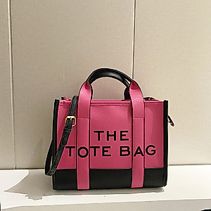 NEGBIU Tote Bag for Women, Large Leather Tote Bag, Shoulder, Crossbody or HandBag for Work, Travel (10.6X13X6.3in)