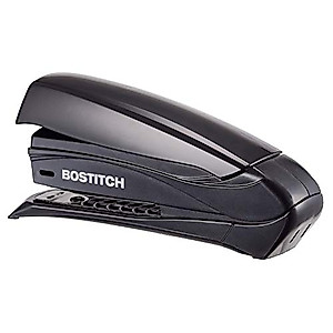 Bostitch Inspire 20 Sheet Stapler - One Finger, No Effort, Spring Powered Stapler - Black (1423)