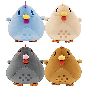Cekalue Video Game Valley Chicken Plush Toy 7.87" Stuffed Animal Pillow Hen Doll Figure Kids Gift Home Decor Stardew Merch