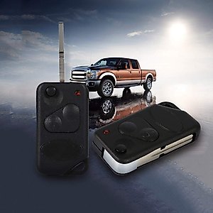 Car Key Shell, Flip Folding Remote 2 Buttons Car Key Fob Shell Case For P38