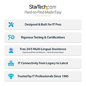 StarTech.com 4-Post 42U Server Rack Cabinet, 19" Data Rack Cabinet for IT Equipment Mount, Full Size Network Cabinet Storage