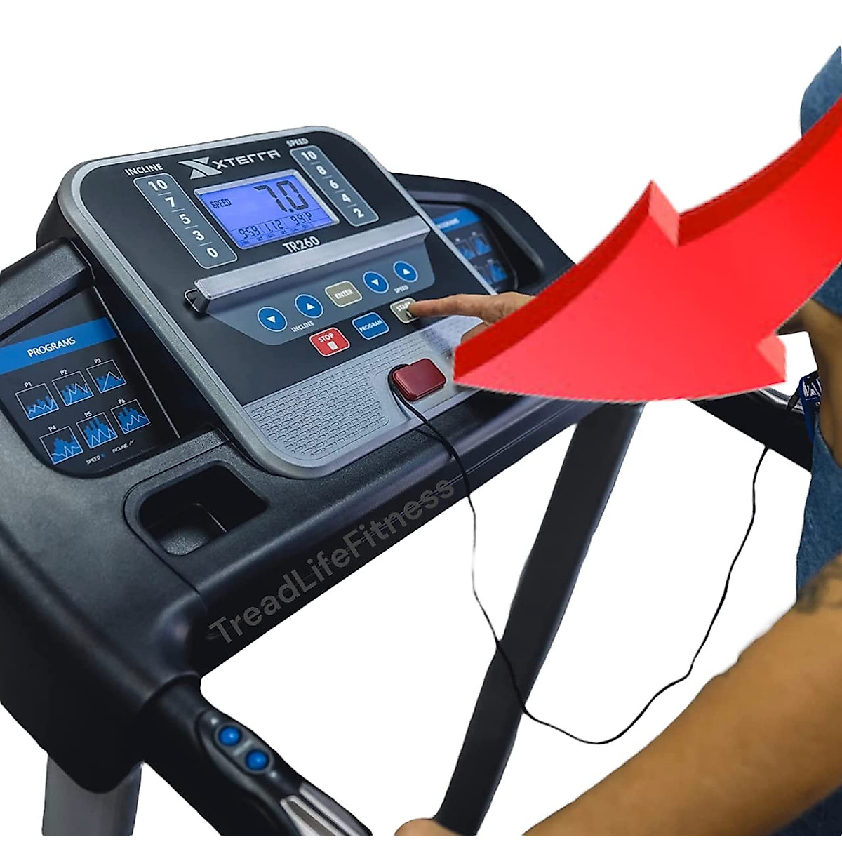 Treadmill Safety Key - Replacement for Xterra TR150 & TR260 Treadmills