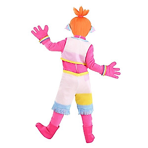 Toddler DJ Suki Costume | Trolls Movie DJ Suki Halloween Costume for Little Kids, Full Outfit with Wig 4T