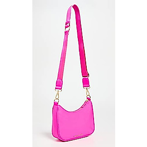 Stoney Clover Lane Women's Nylon Crossbody Bag, Fuschia, Pink, One Size