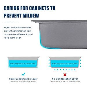 Outdoor Sink Single Bowl, Freestanding Stainless Steel Utility Sink With Hose Hook Up, Commercial Kitchen Sink with Hot and Cold Faucet For Restaurant, Bar, Laundry, Garage, Backyard