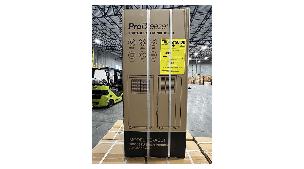 Pro Breeze 10,000 BTU Portable Smart AC - Wi-Fi & App Control