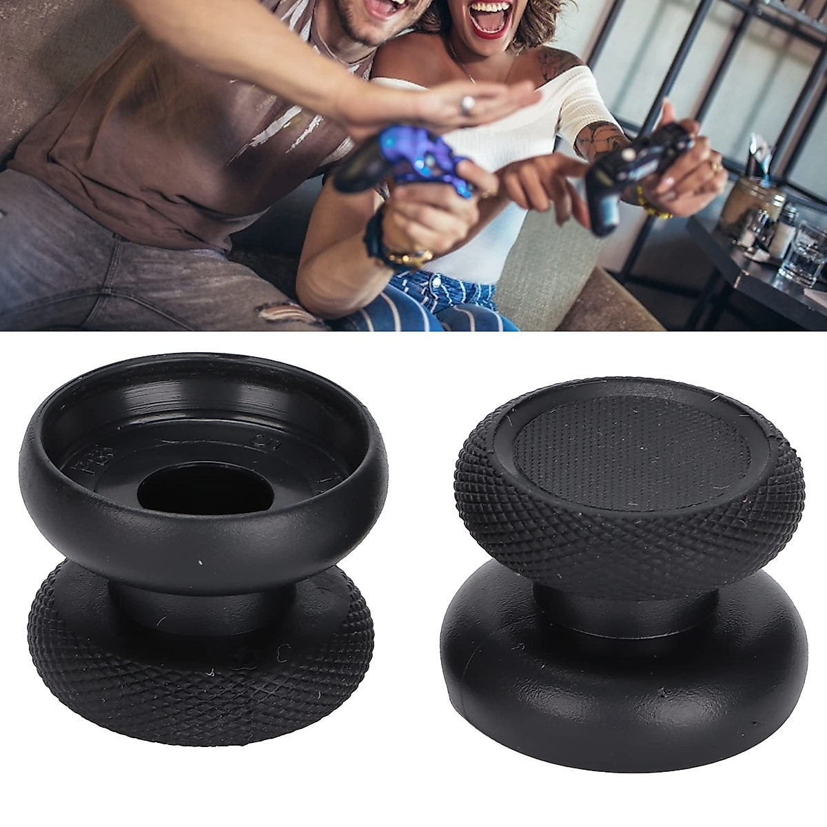 Thumbstick Extender for Controller, Analog Stick Joystick Thumb Grips Rocker Cover for Game Handle Gamepad, 2 Pack
