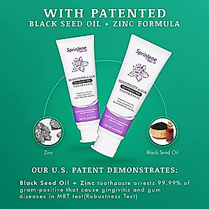 SprinJene Natural SLS Free Fluoride Free Toothpaste for Sensitive Teeth & Gum, Fresh Breath & Helps Dry Mouth Vegan Dye Free 1 Pack (Improved)