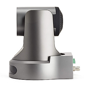 PTZOptics 12X SDI Gen 2 1080p Resolution Live Streaming Broadcast Camera Gray | HCM-1 White Small Universal Wall Mount Bracket- Streaming Bundle