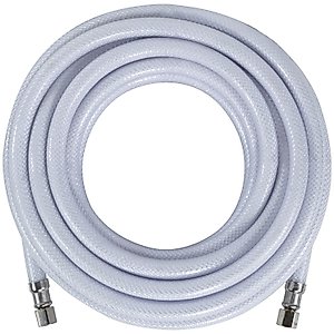 Certified Appliance Accessories Ice Maker Water Line, 25 Feet, Polyester-Reinforced PVC, White