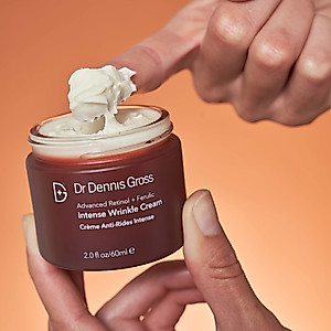 Dr Dennis Gross Advanced Retinol + Ferulic Intense Wrinkle Cream | Intensely Hydrating to Visibly Transform Skin and Repair the Moisture Barrier | 2 oz