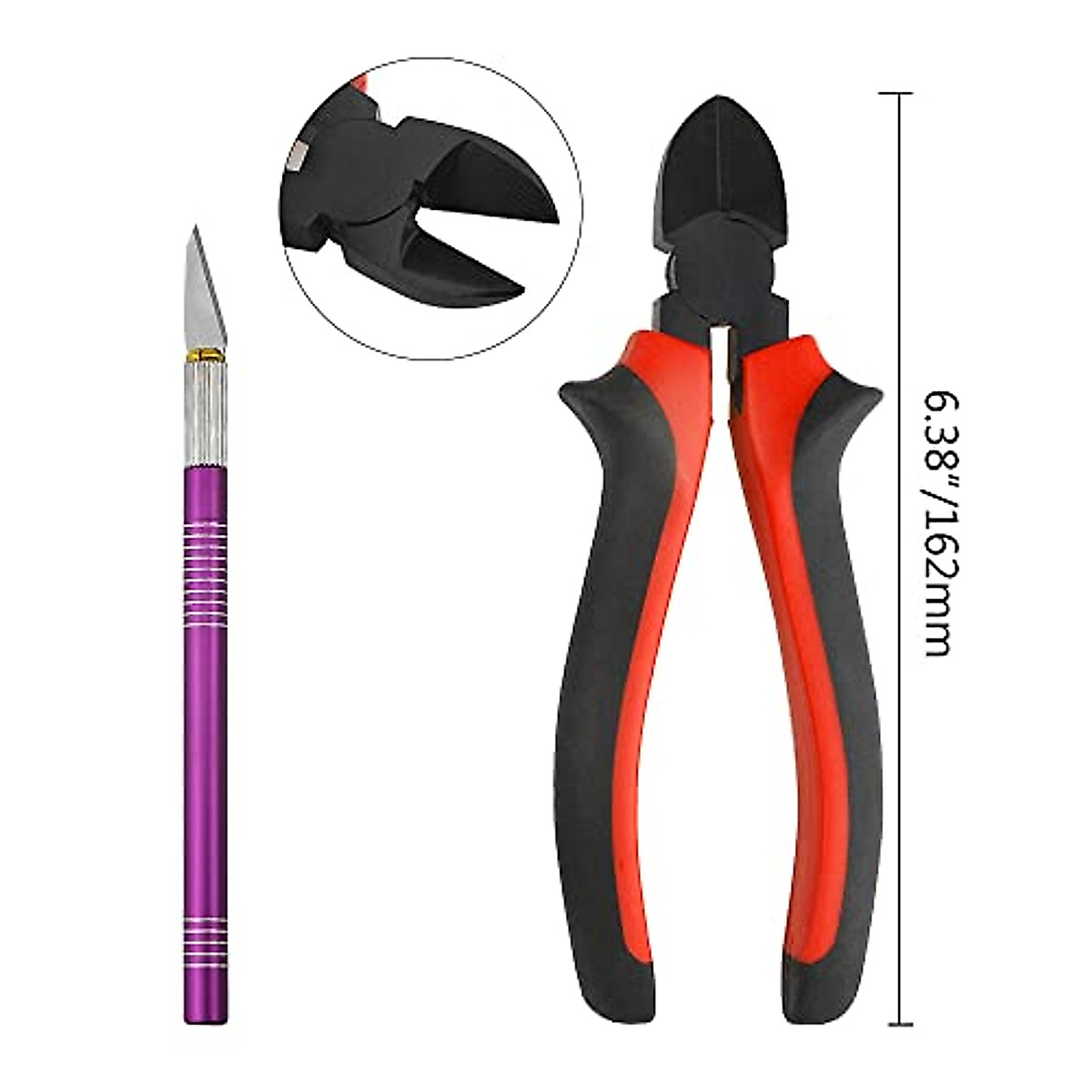 BXQINLENX Professional 26 PCS Gundam Model Tools Kit Modeler Basic Tools Craft Set Hobby Building Tools Kit for Gundam Car Model Building Repairing and Fixing