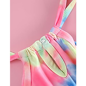 Toddler Baby Girls Clothes Strap Sleeveless One Piece Halter Romper Casual Summer Jumpsuit