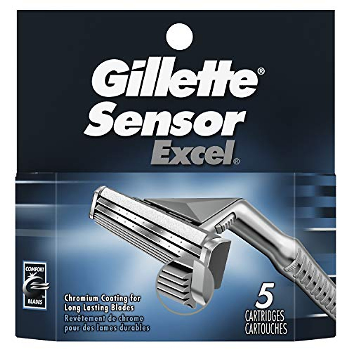 Gillette Sensor Excel Cartridges 5 Each ( Pack of 2)
